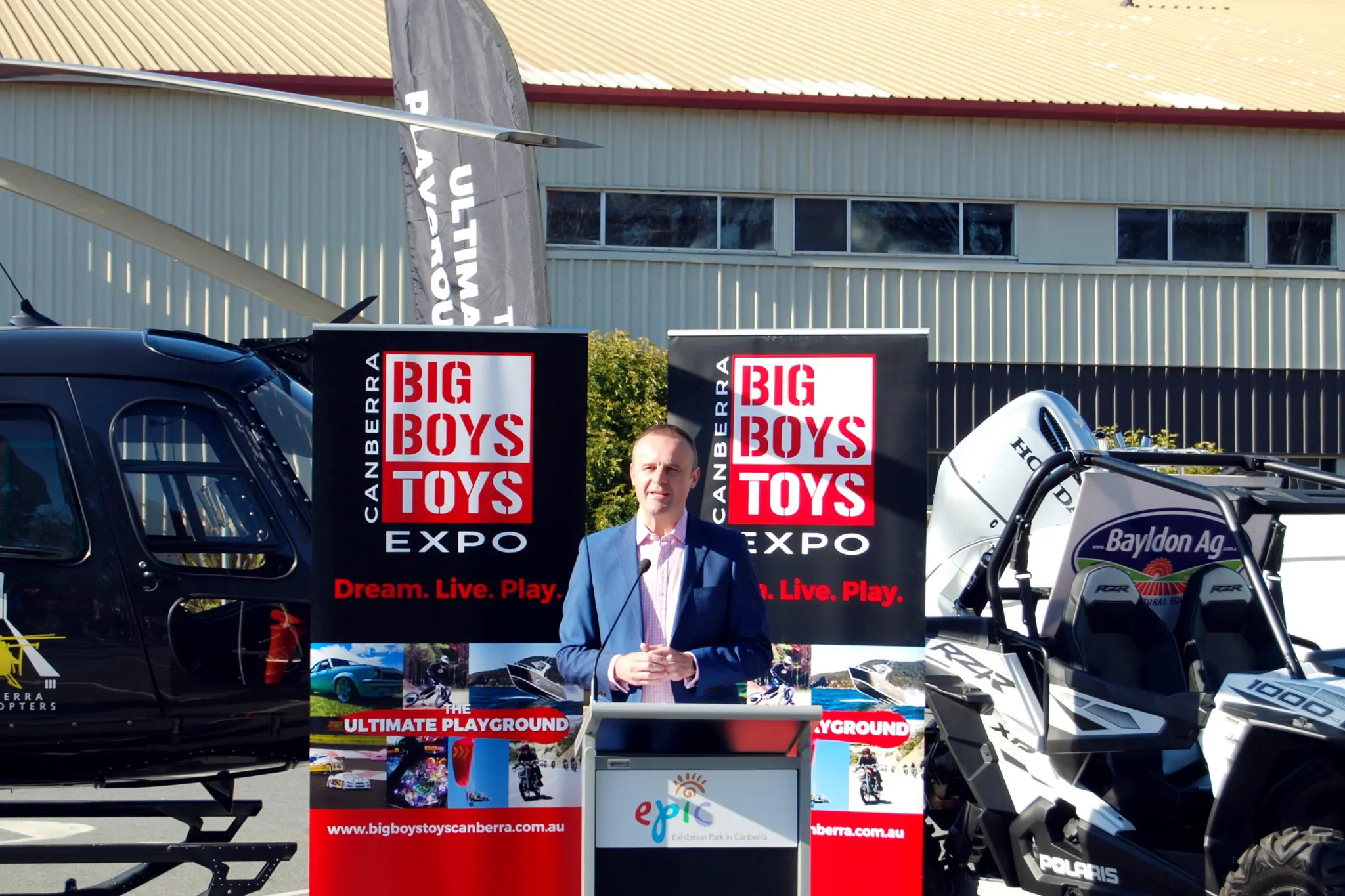 Media Release: Canberra's Big Boys Toys Expo launched by local Big Boys ...